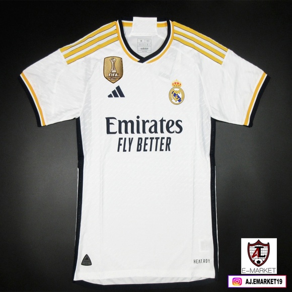Shirts | Vini Jr 7 Real Madrid 2324 Home Jersey Player Version | Poshmark